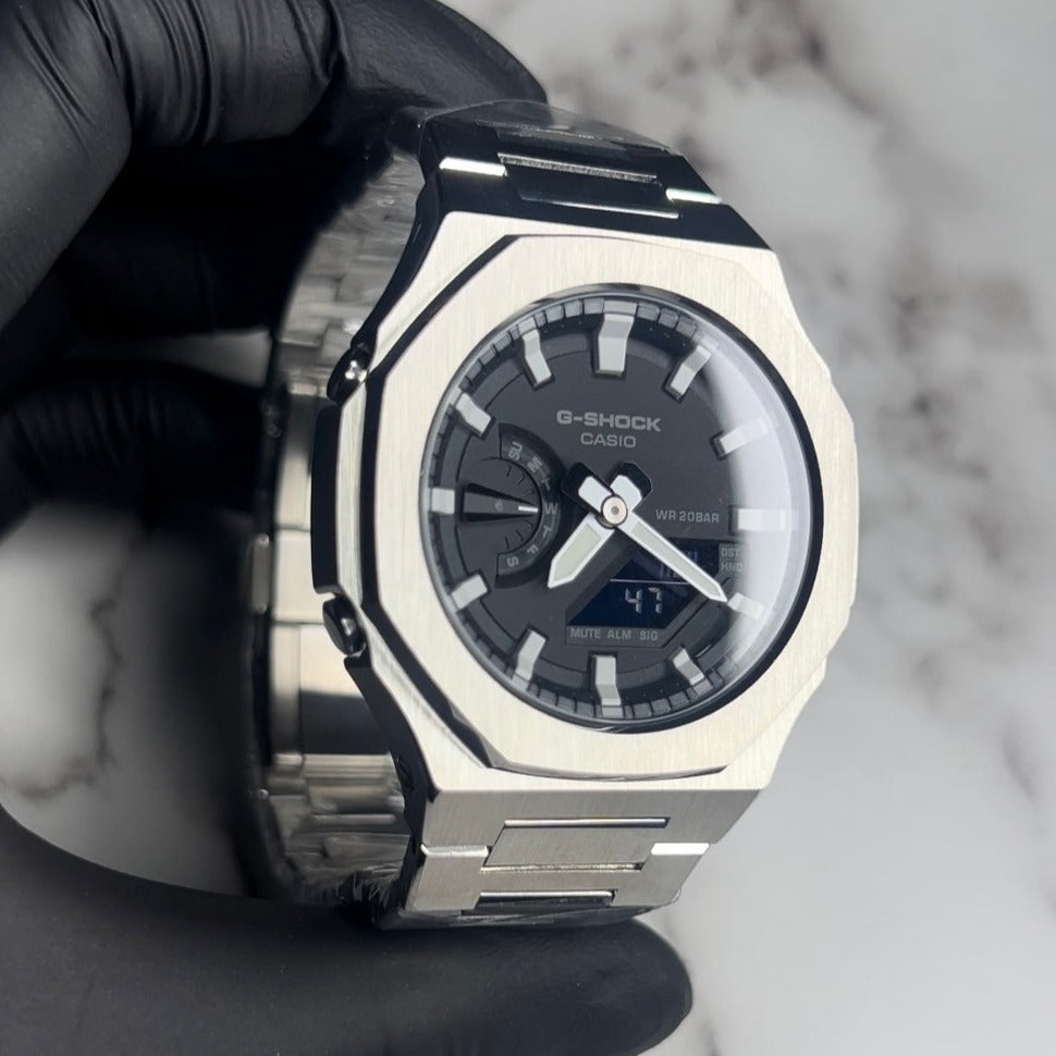 CASIOAK Silver - G Shock GA2100 | WATCHMODS