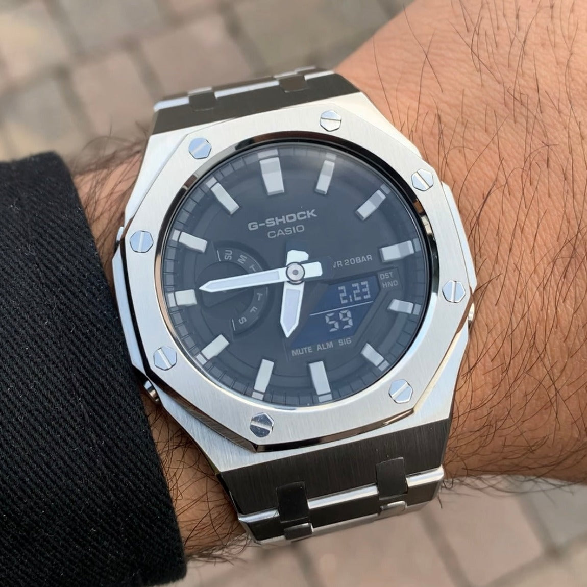 CASIOAK Silver - G Shock GA2100 | WATCHMODS